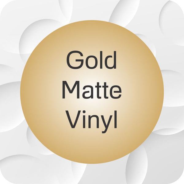 Round Stickers - Matte gold – Simply Stickers