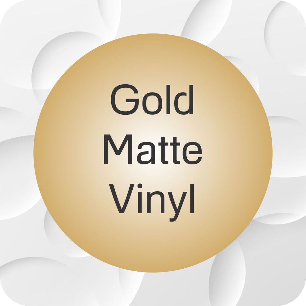 Round Stickers - Matte gold – Simply Stickers