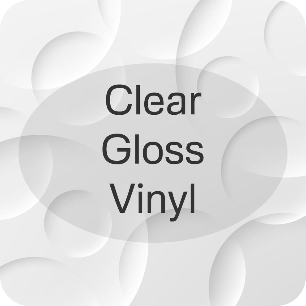Oval Stickers - Gloss Clear – Simply Stickers